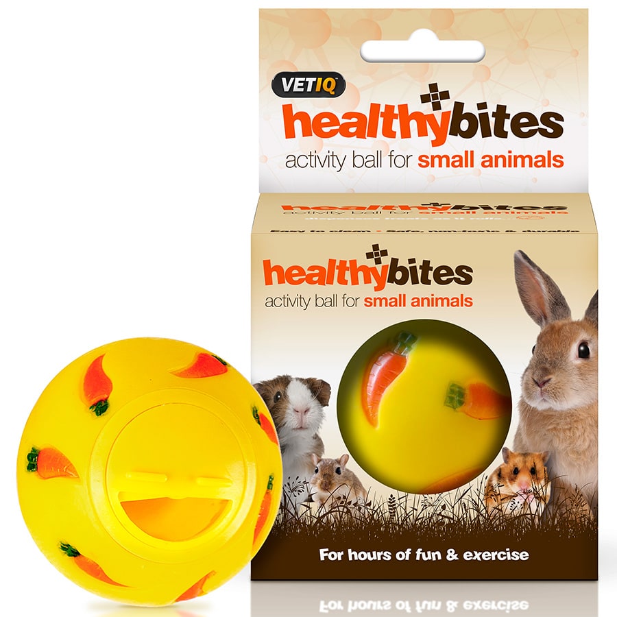 Healthy Bites Activity Ball For Small Animals - VETIQ Healthy+